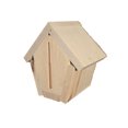 Rustic Country Chalet Style Birdhouse with Bark Edges, Medium Size ...