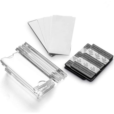 Magnetic Name Tags Kit, Magnetic Badge Holders w/ 3 Strong Neodymium ...