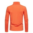 ZvnaΖh Mens Mock Turtlenecks Long Sleeve Tee Shirts Basic Pullover T Shirts Base Layer Top