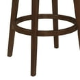 Hillsdale Halbrooke 30 Wood Traditional Bar Stool In Chocolate Gray