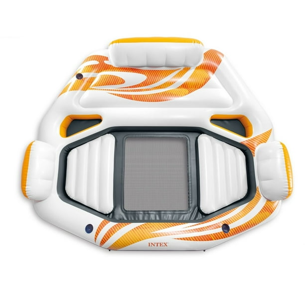 Intex Vista Inflatable Lake Island Raft Float 94" W x 81" L x 20" H ...
