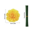 Halloween Flowers Artificial Black Fake Carnations 50 Heads 50 Stems ...