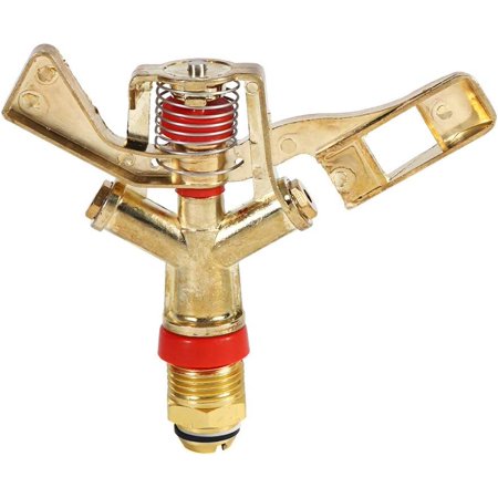 YDJKET Irrigation Nozzle, 1/2 Inch Connector Brass 360 Degree Rotation ...