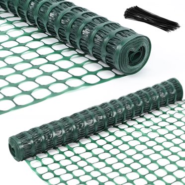 Boen 4' x 100' Green Safety Snow Fence - O-Ring - Walmart.com