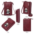 Classic Women Phone Bag Classic Pattern Lightweight Bag PU Leather Gift ...