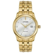 Citizen Men's Gold Tone Stainless Steel Blue Dial Watch - BI1032-58L ...