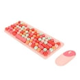 Wireless Keyboard Mouse Combo 2 4ghz Wireless Mouse 86 Keys Colorful