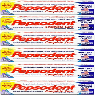 Pepsodent Complete Care Toothpaste Original Flavor 5.5 Oz ( Pack Of 6 ...