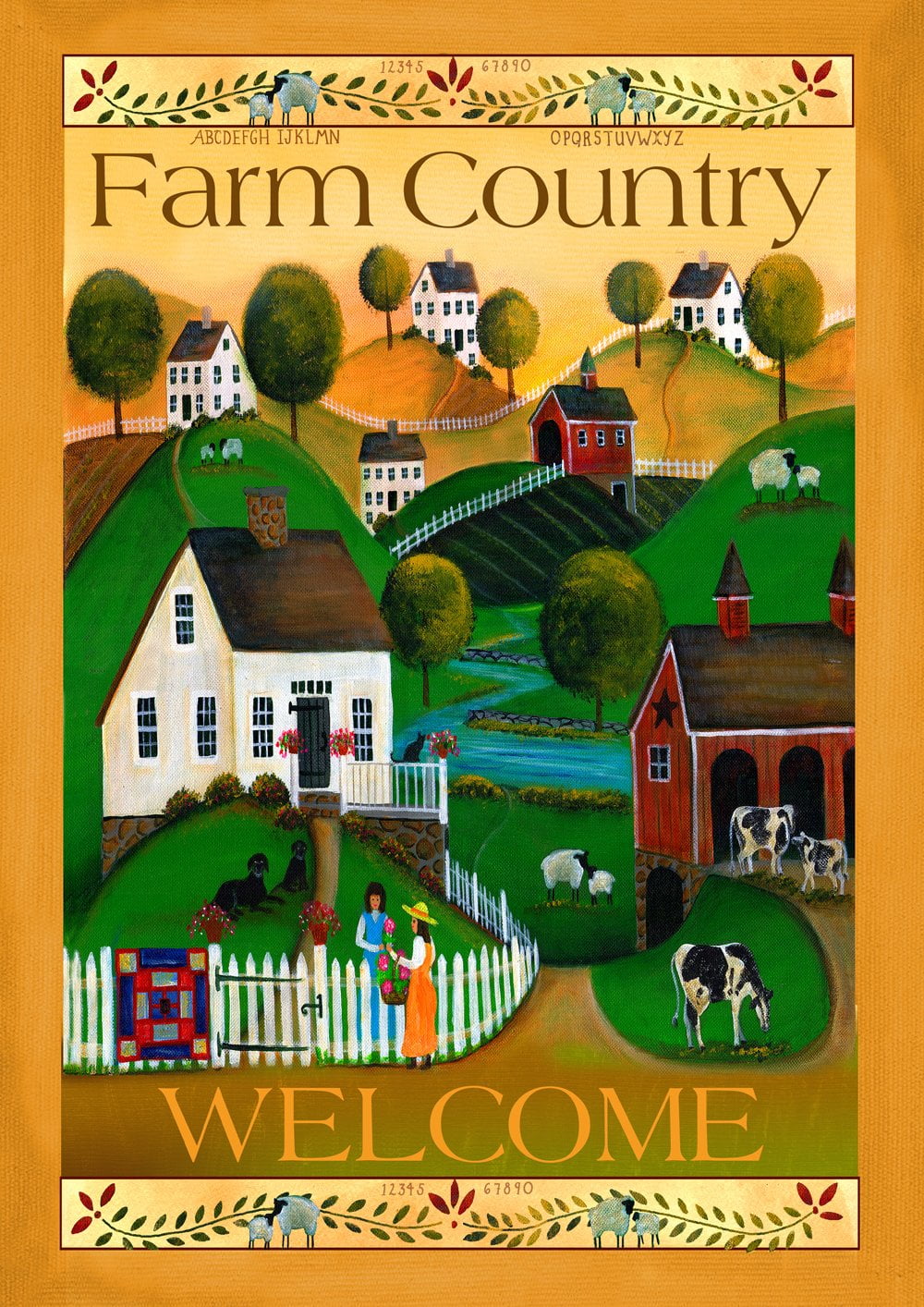 Toland Home Garden Country Neighbors-Farm Country Welcome Welcome Farm ...