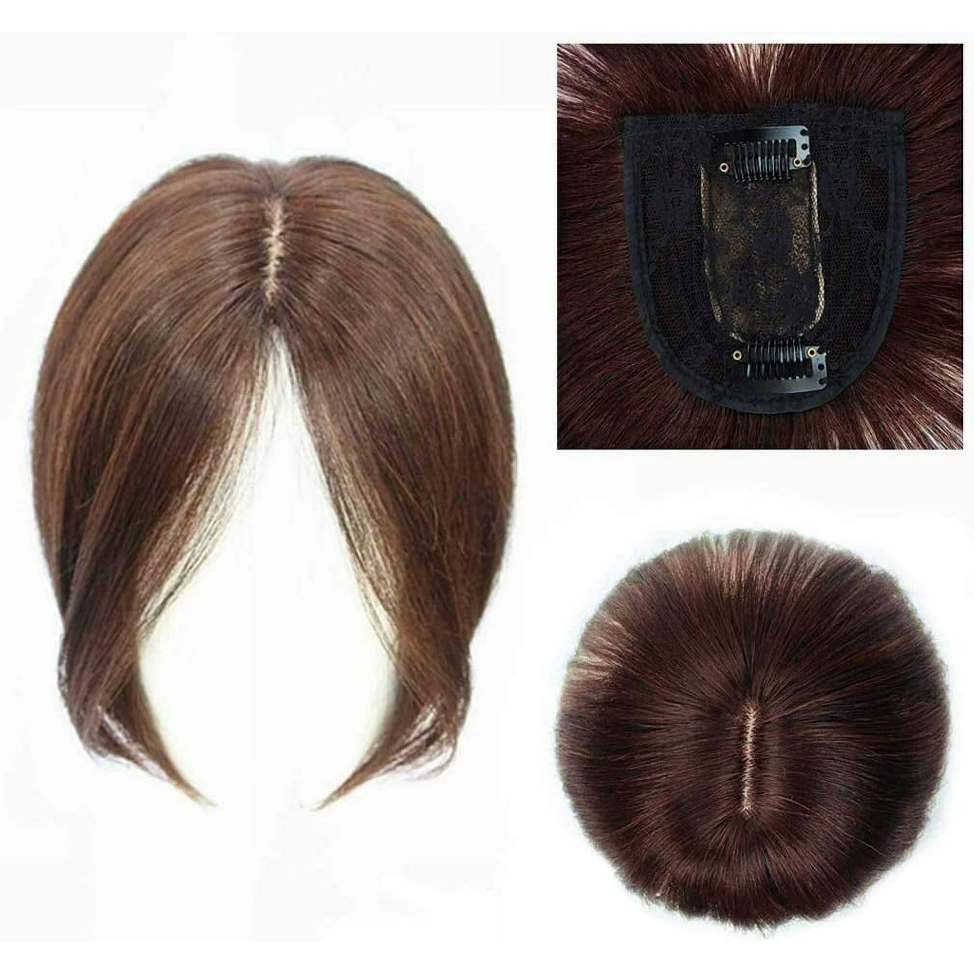 Click here for Surjde 100 Human Hair Topper Piecesr Crown Topper... prices