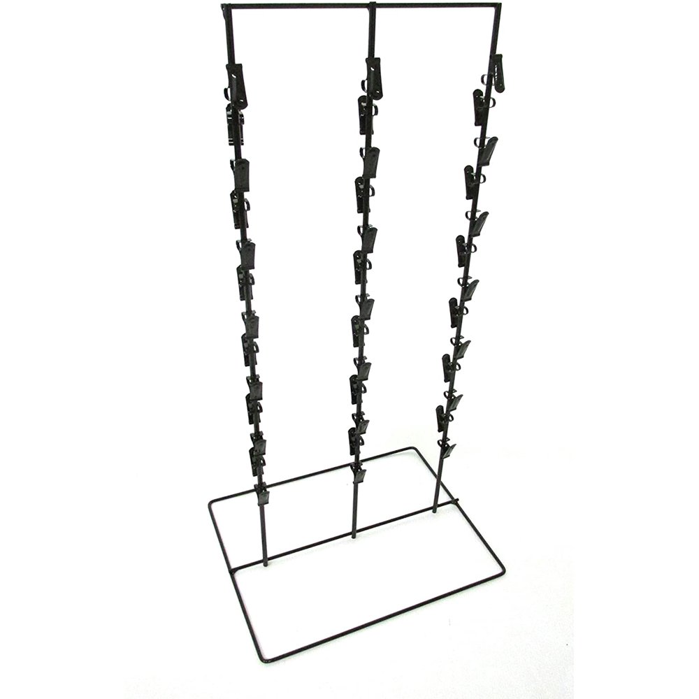 Black 3 Round Strip 6" Apart 39 Chip Counter Potato Chip Display Rack ...