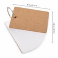 4x2 Inch Binder Ring Flash Cards Blank Study Cards with Metal Ring for ...