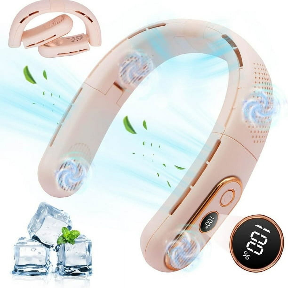 Click here for Mq Pink Portable Neck Fan  4 Turbo Personal Coolin... prices