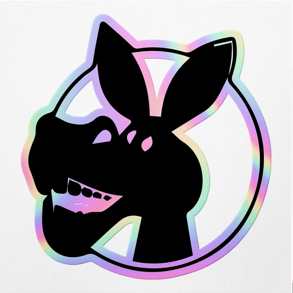 Vinyl Stickers Decals Of Donkey Anime - Apply On Any Smooth Surfaces ...