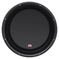 MTX 3512-04S 12" 600 Watt Shallow Car Subwoofer+Sealed Sub Box Slim ...
