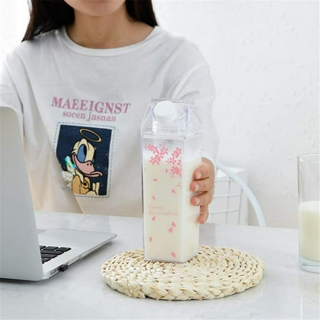 Milk Water Bottle Milk Box Water Bottle Clear Milk Plastic Bottles ...