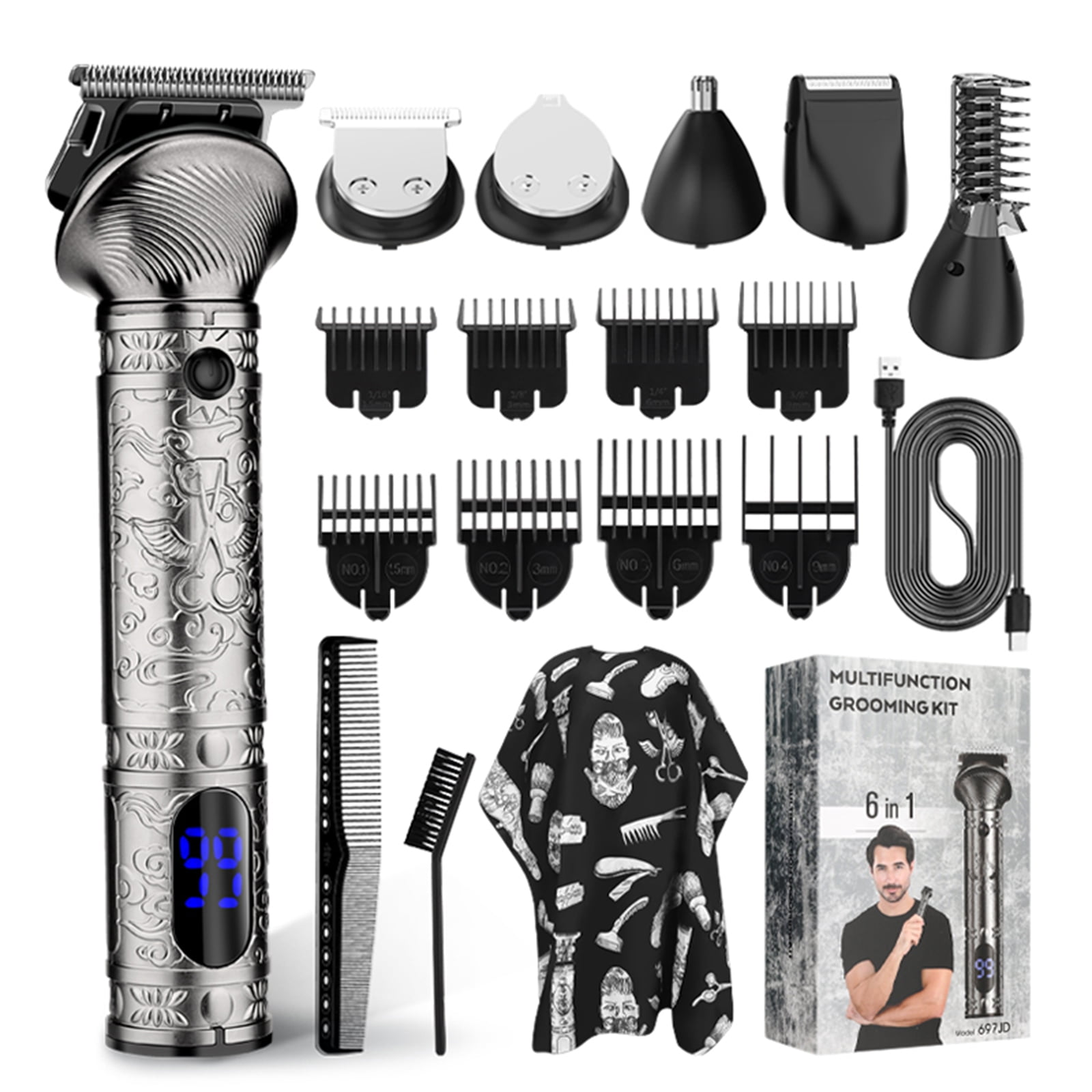 Click here for Amdohai 6-In-1 Mens Grooming Kit Hair Clipper Set... prices