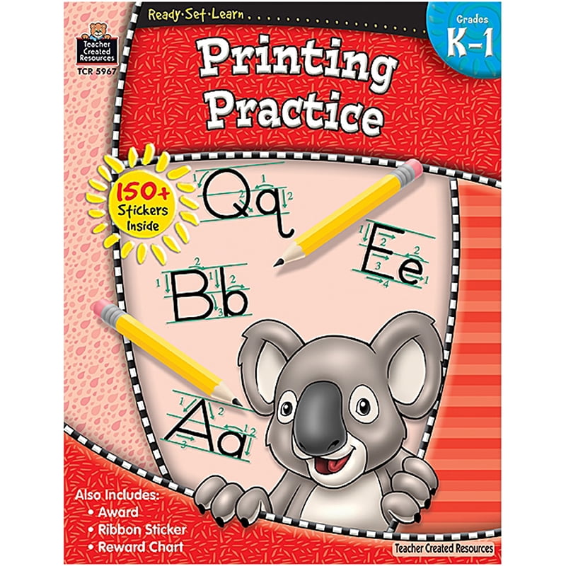 Ready-Set-Learn: Printing Practice Grade K-1 | Bundle of 10 Each ...