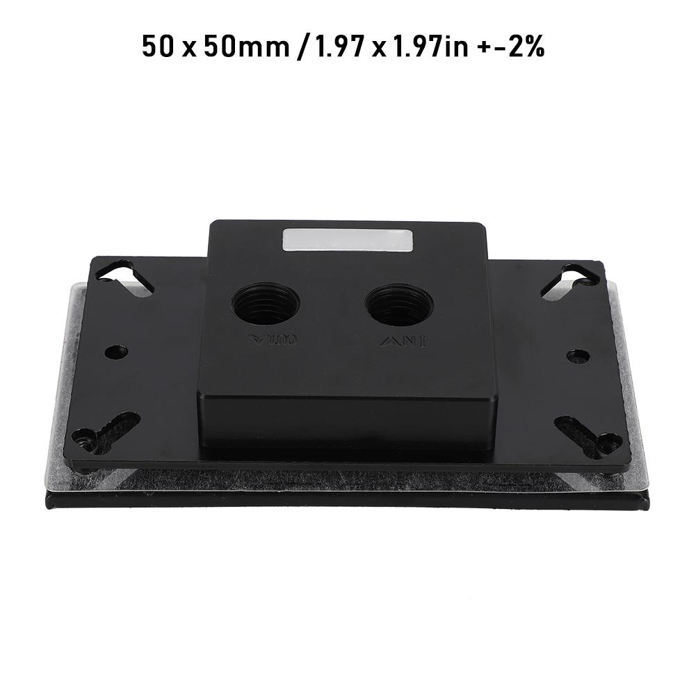 Tbest CPU Water Block,All Metal CPU Cooling Block Silver Plated Copper ...