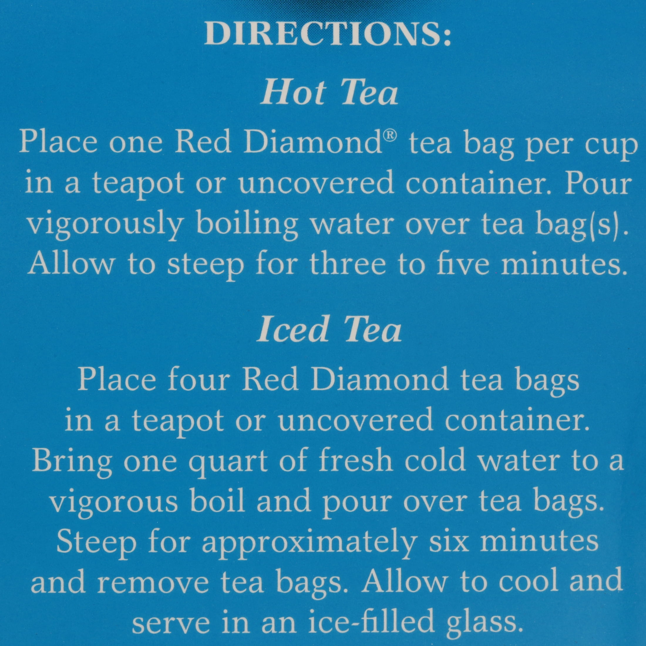 Red Diamond Tea Logo