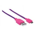 Manhattan Hi-Speed USB Micro-B Data + Charging Cable - Type-A Male to ...