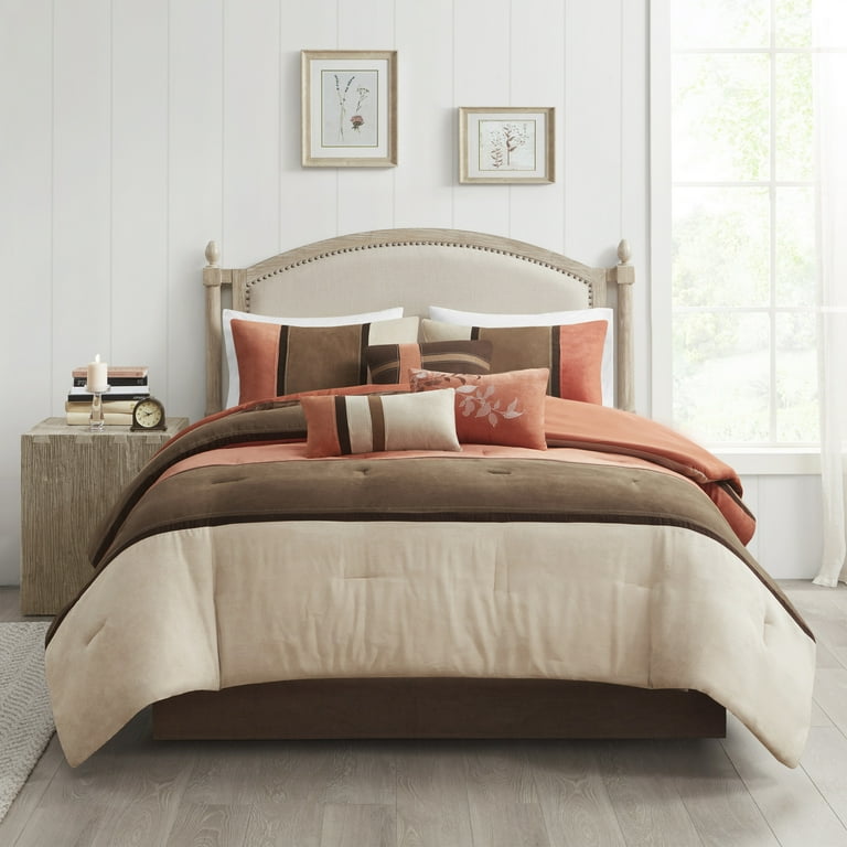Brown Suede Comforter