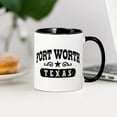 CafePress - Fort Worth Texas Mug - 11 oz Ceramic Mug - Novelty Coffee ...