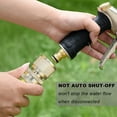 Brass Hose Quick Connect, 3/4 Inch GHT Thread Garden Hose Quick ...