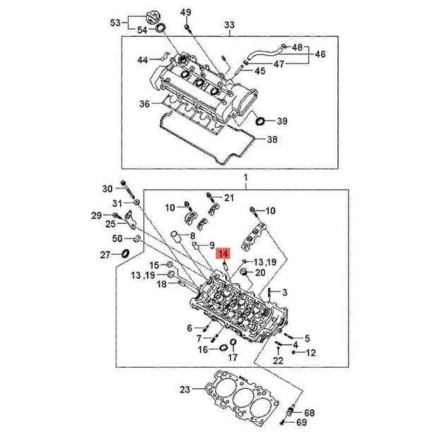 1Pair Rear Door Lock Latch Actuator Mechanism for Kia Hyundai | Bodega ...