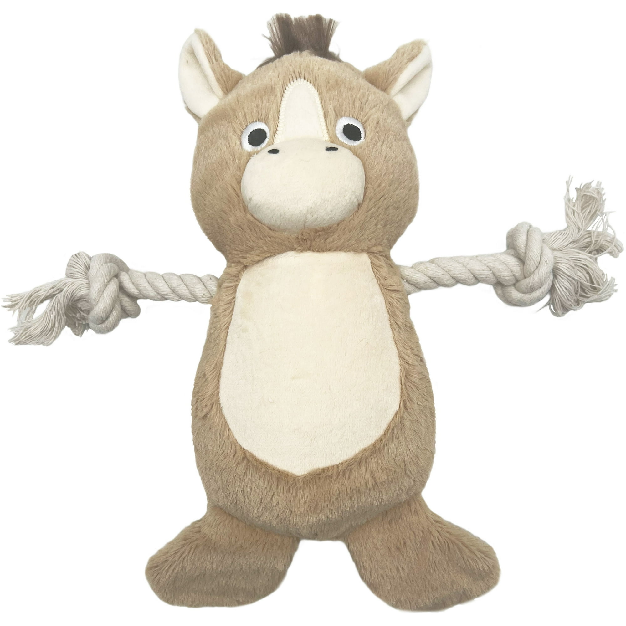 Click here for Gigwi 12 Squeaker With Rope Cozy Horse Dog Toy prices