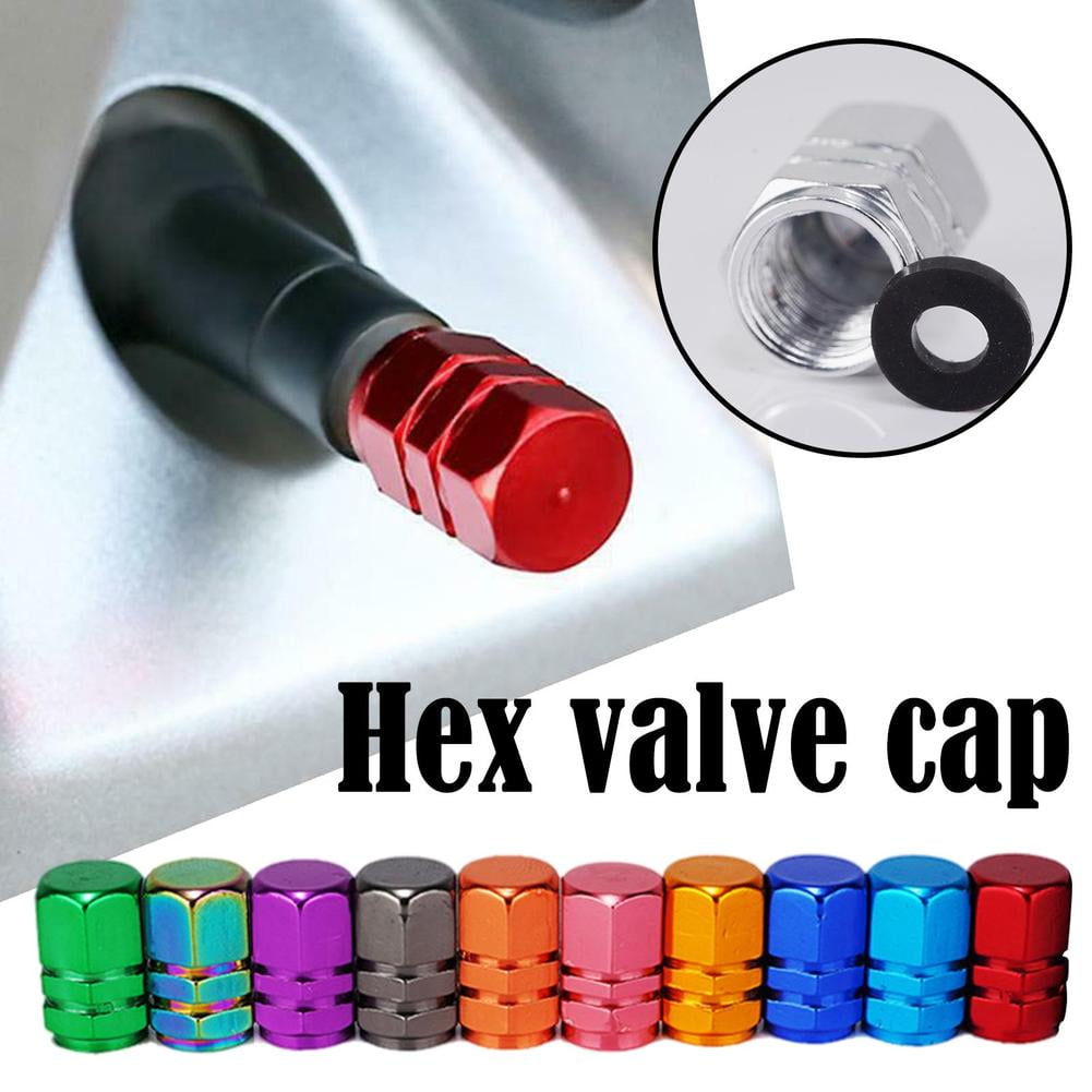 Car Tire Valves Stem Caps Bolt-in Alloy Leakproof Dustproof Auto Wheel ...