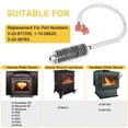 2PCS 3-20-677200 Igniter for Harman P68, XXV, P43,P61 Pellet Stove for ...