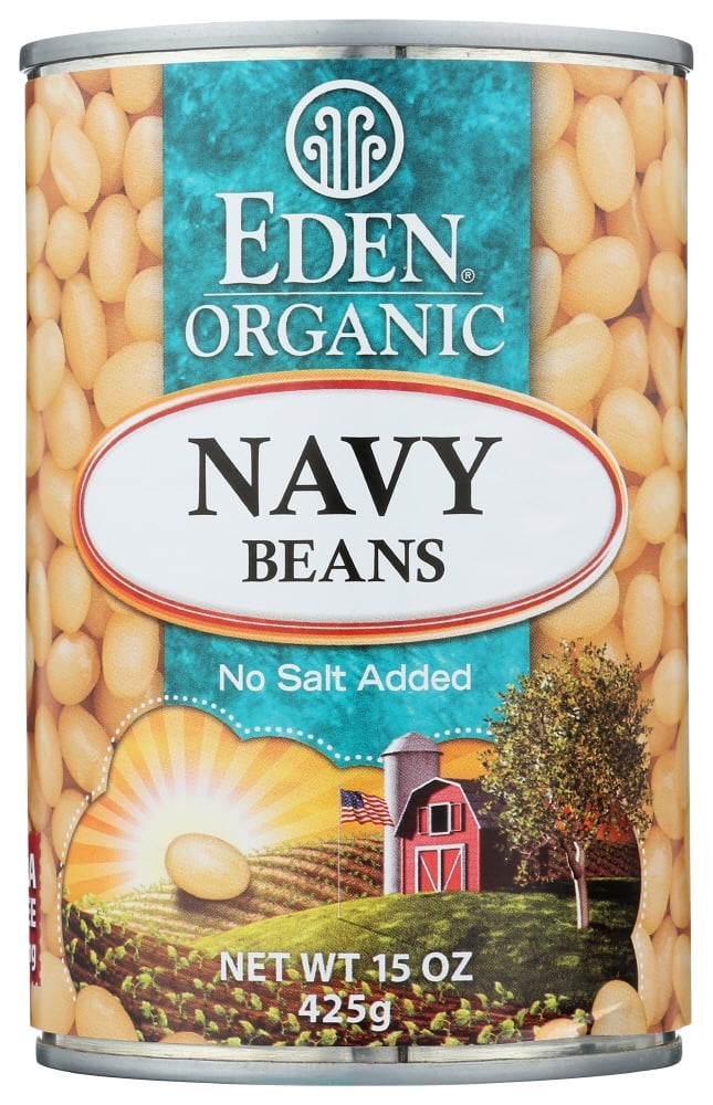 Eden Foods Canned Beans, Navy, 15 oz - Walmart.com