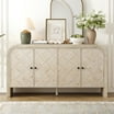 Mopio Blake Storage Cabinet with Hutch, Sideboard Buffet Cabinet with ...