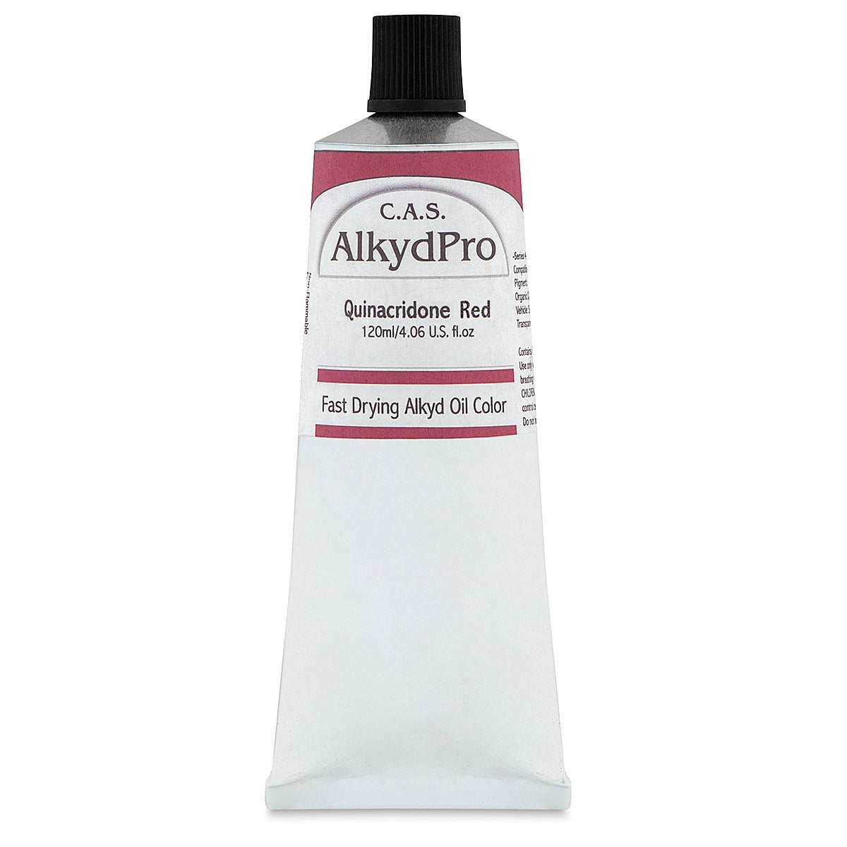 CAS AlkydPro Fast-Drying Alkyd Oil Color - Quinacridone Red, 120 ml ...