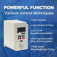 2.2KW VFD 220V 3HP, 2200W AC Motor Inverter 12.5A,1 Phase Input 220V 50 ...