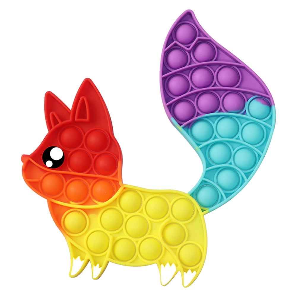 yilovego Squirrel Push Bubble Board Autism Toy Kids Sensory Early ...
