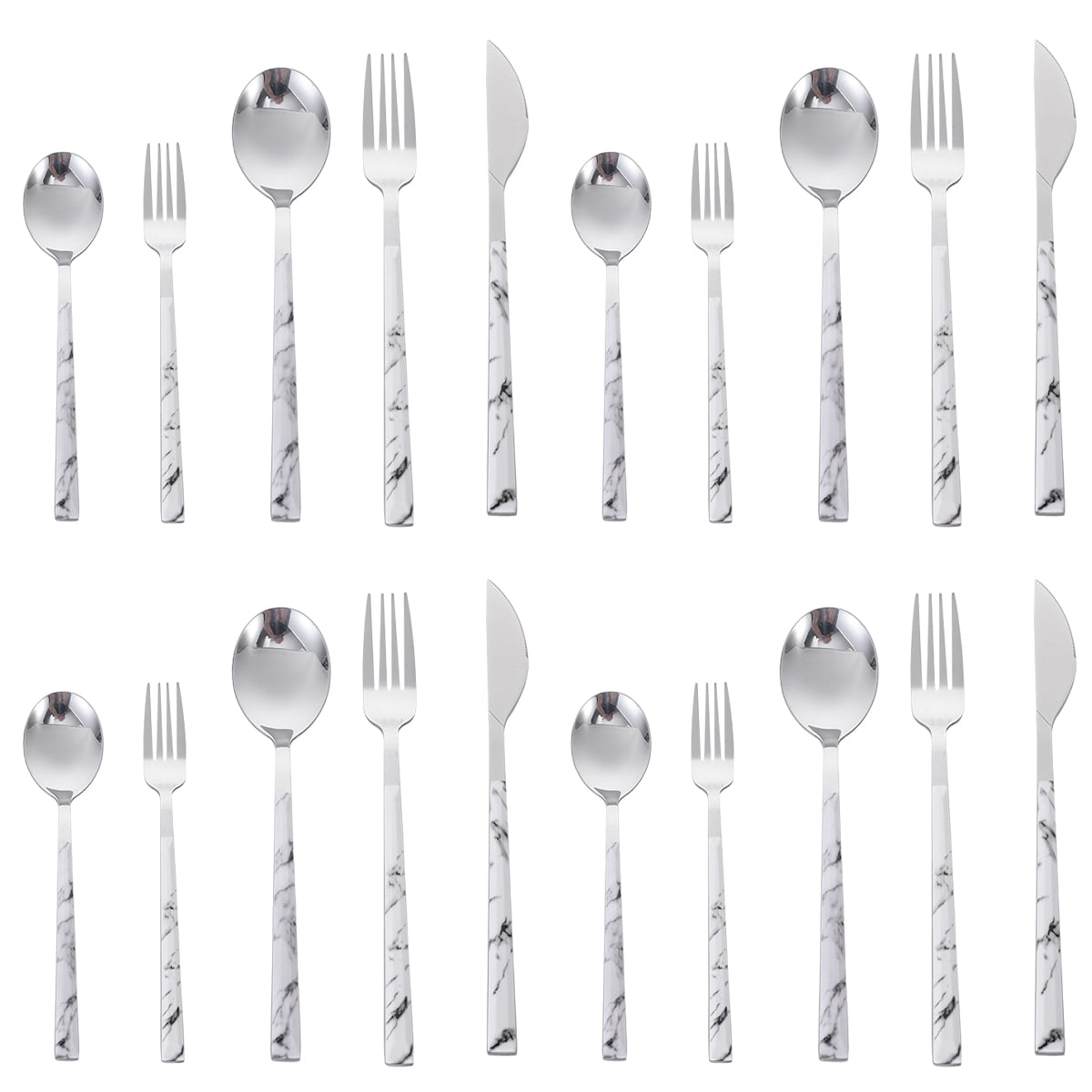 Click here for Taiwo Set 20 Pieces  Marble Veining Handle And Mat... prices