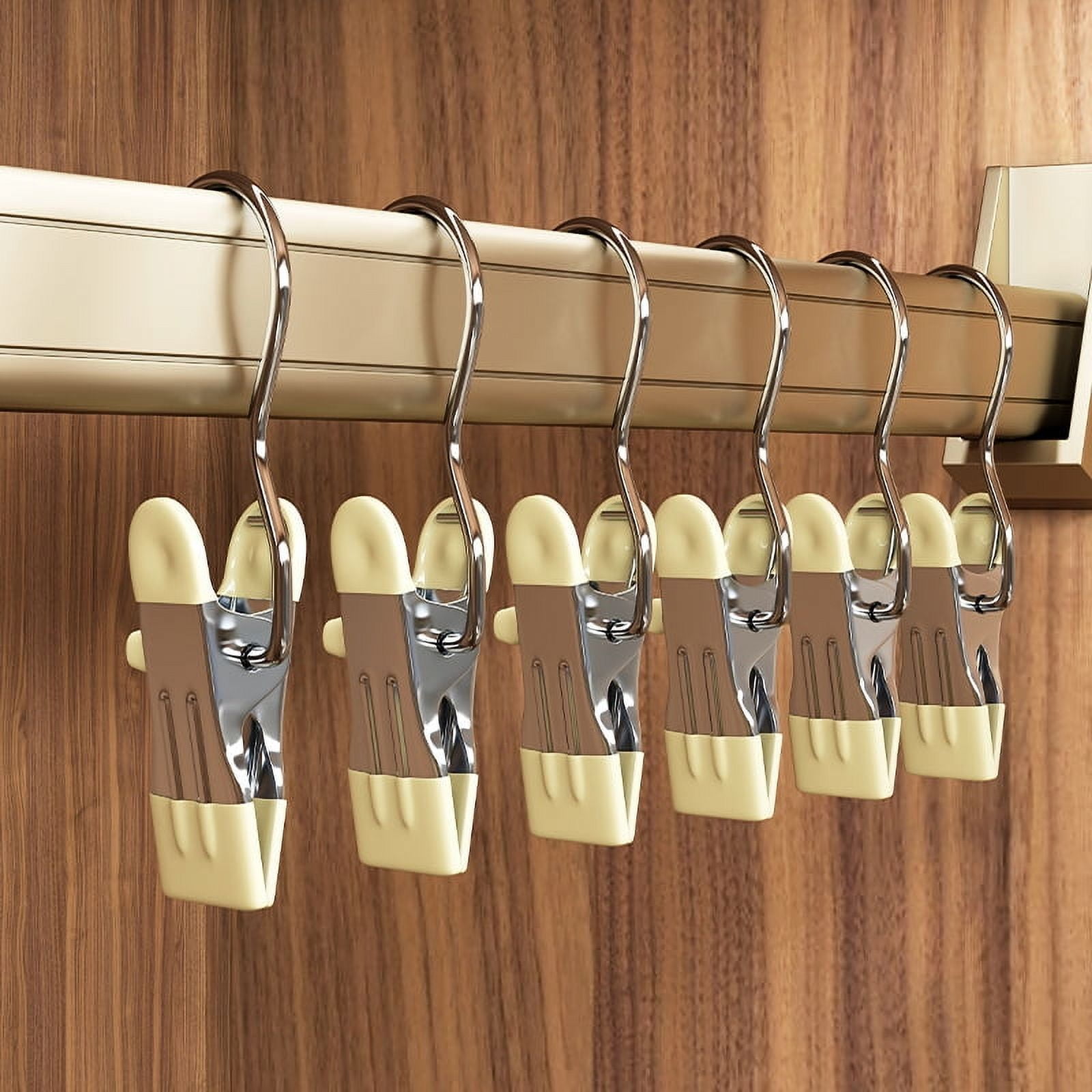 Pinza para ropa multifuncional con gancho, sin costuras, antideslizante ...