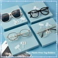 100 pcs Transparent Price Tags Sleeve for Glasses 3.7x3 cm Slip-on ...