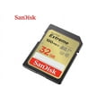 Sandisk Extreme 32GB SDHC UHS-I Memory Card - C10, U3, V30, 4K UHD, SD ...