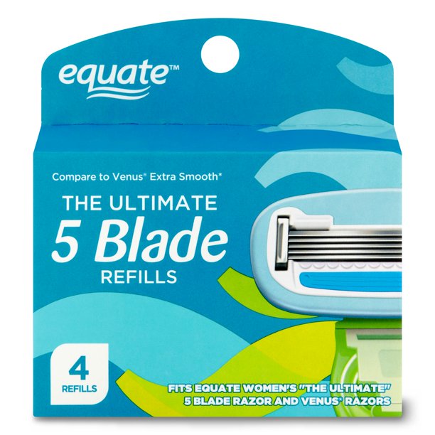 Equate The Ultimate 5 Blade Cartridges, 4 Count - Walmart.com