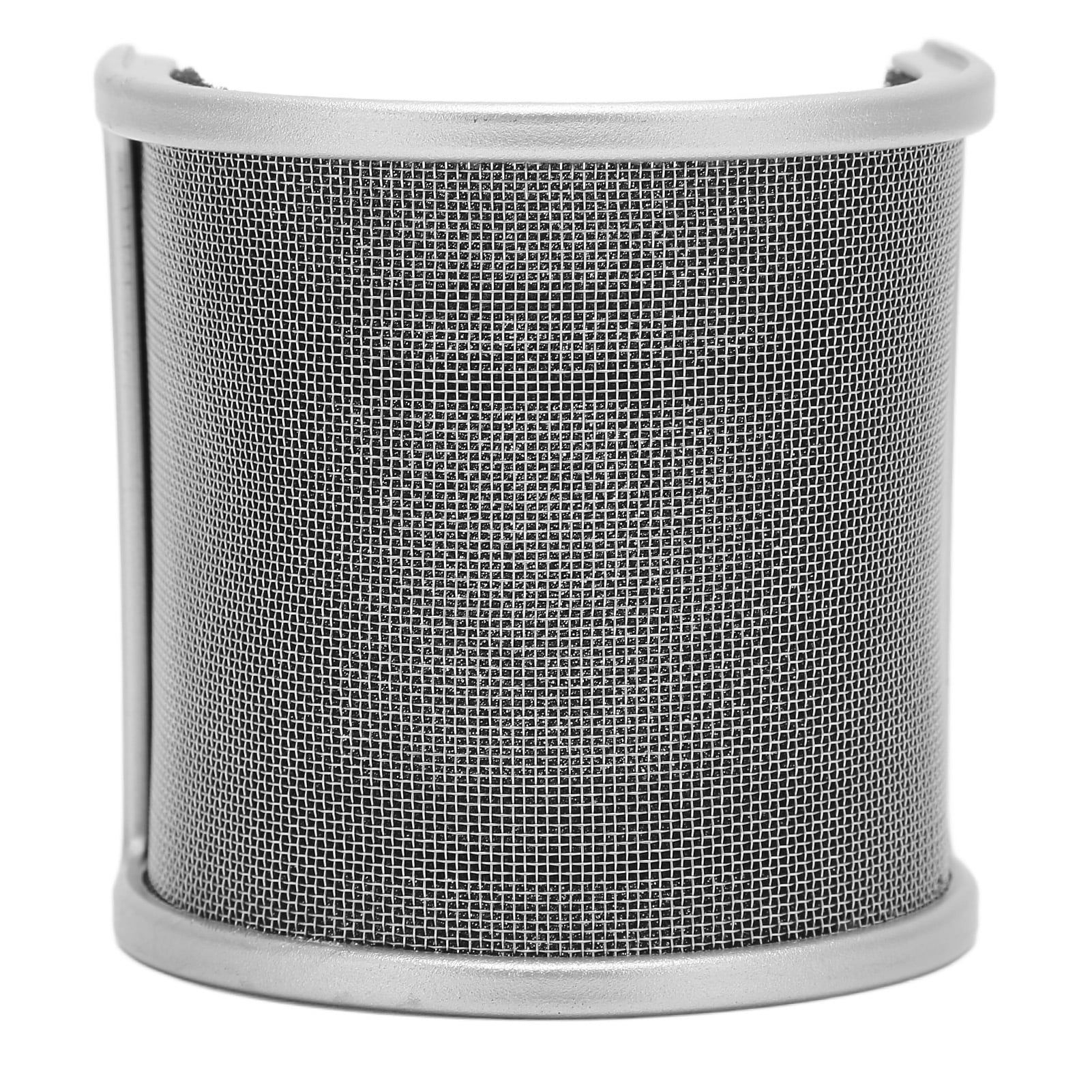 Microphone Windscreen, Silver U Shape Mic Isolation Shield Professional ...