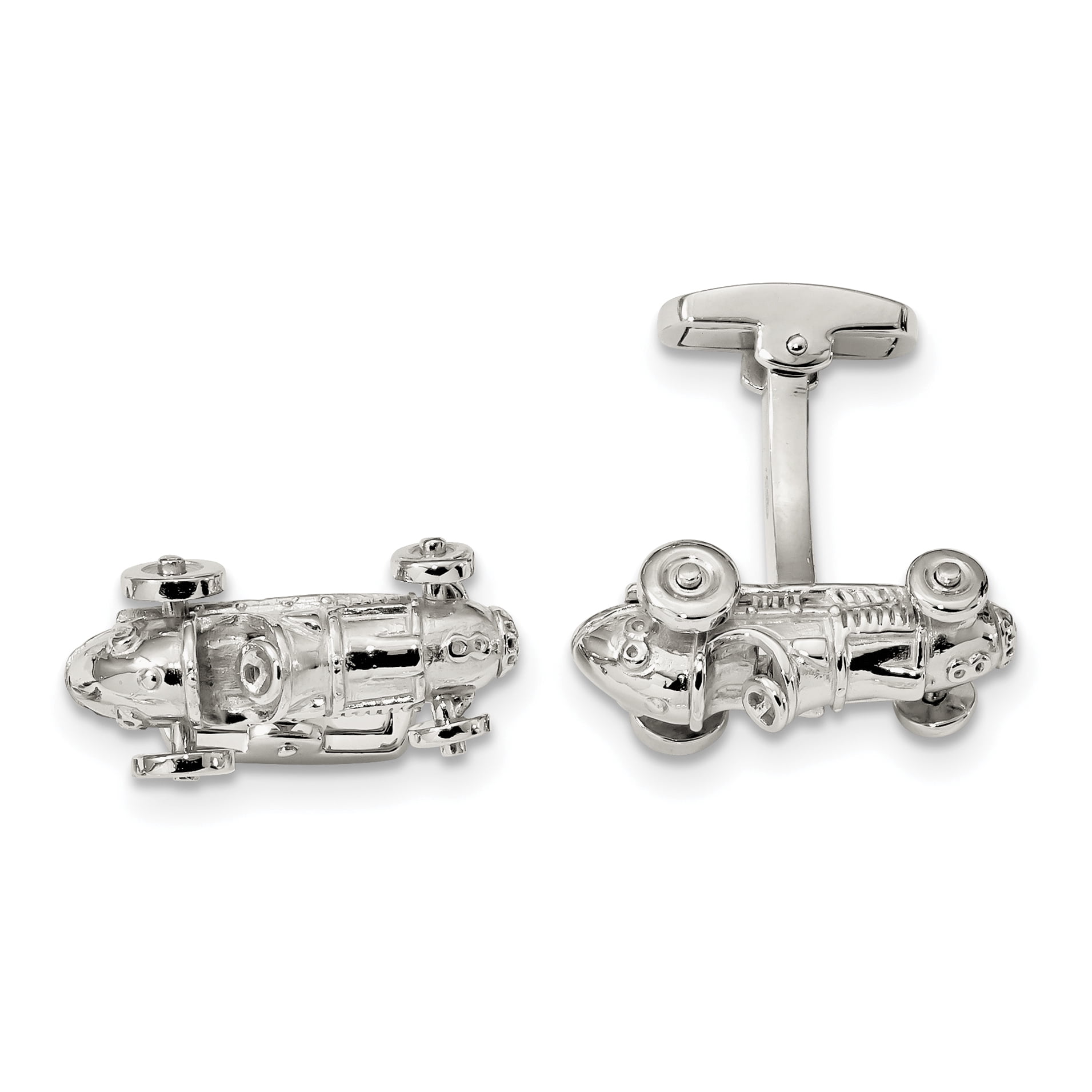 Beautiful Sterling Silver Classic Race Car w/ Moveable Wheels Cuff ...