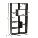 Mainstays Modern 8-Cube Bookcase, Espresso - Walmart.com