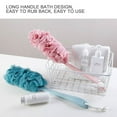 Jierger 3pcs Back Scrubber for Shower Loofah Long Handle Bath Body ...