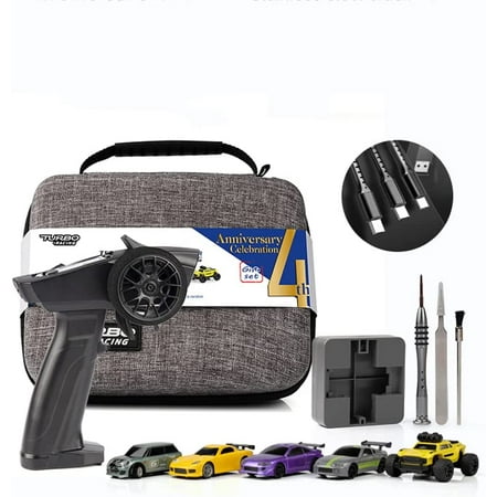 XGBB 1:76 Turbo Racing Scale RC Sport Car w/ 5pcs Cars, Table Racing ...