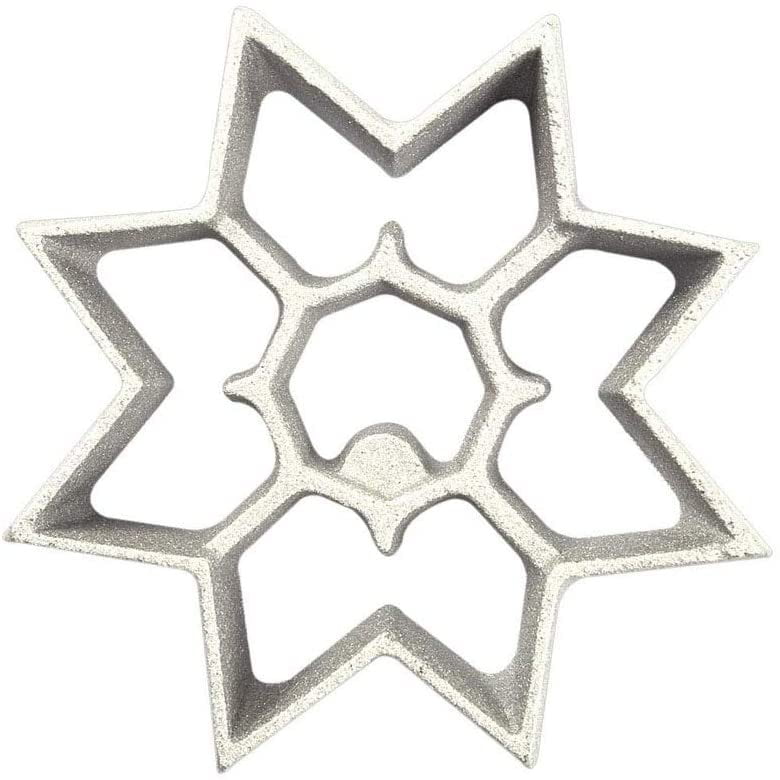 O'Creme Star Rosette Iron 8 Pointed Star - Walmart.com