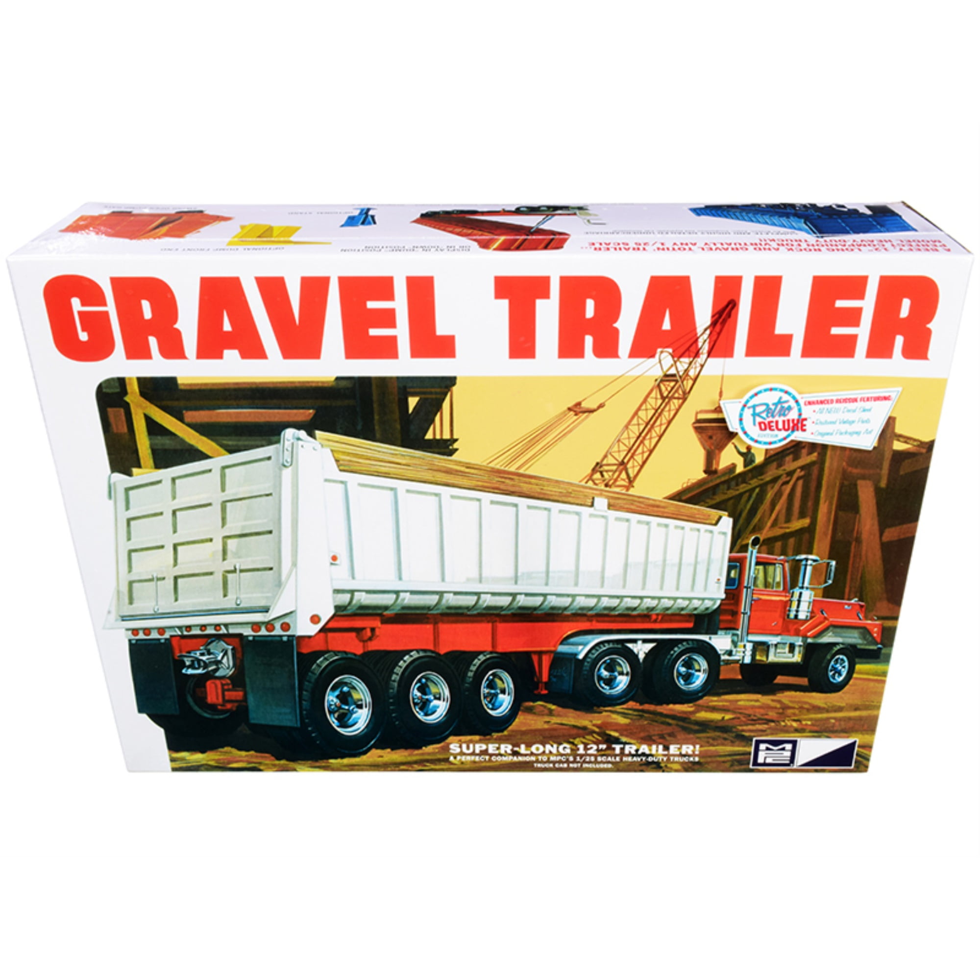 Skill 3 Model Kit Gravel Trailer Modelo a escala 1/25 de MPC MPC MPC823 ...