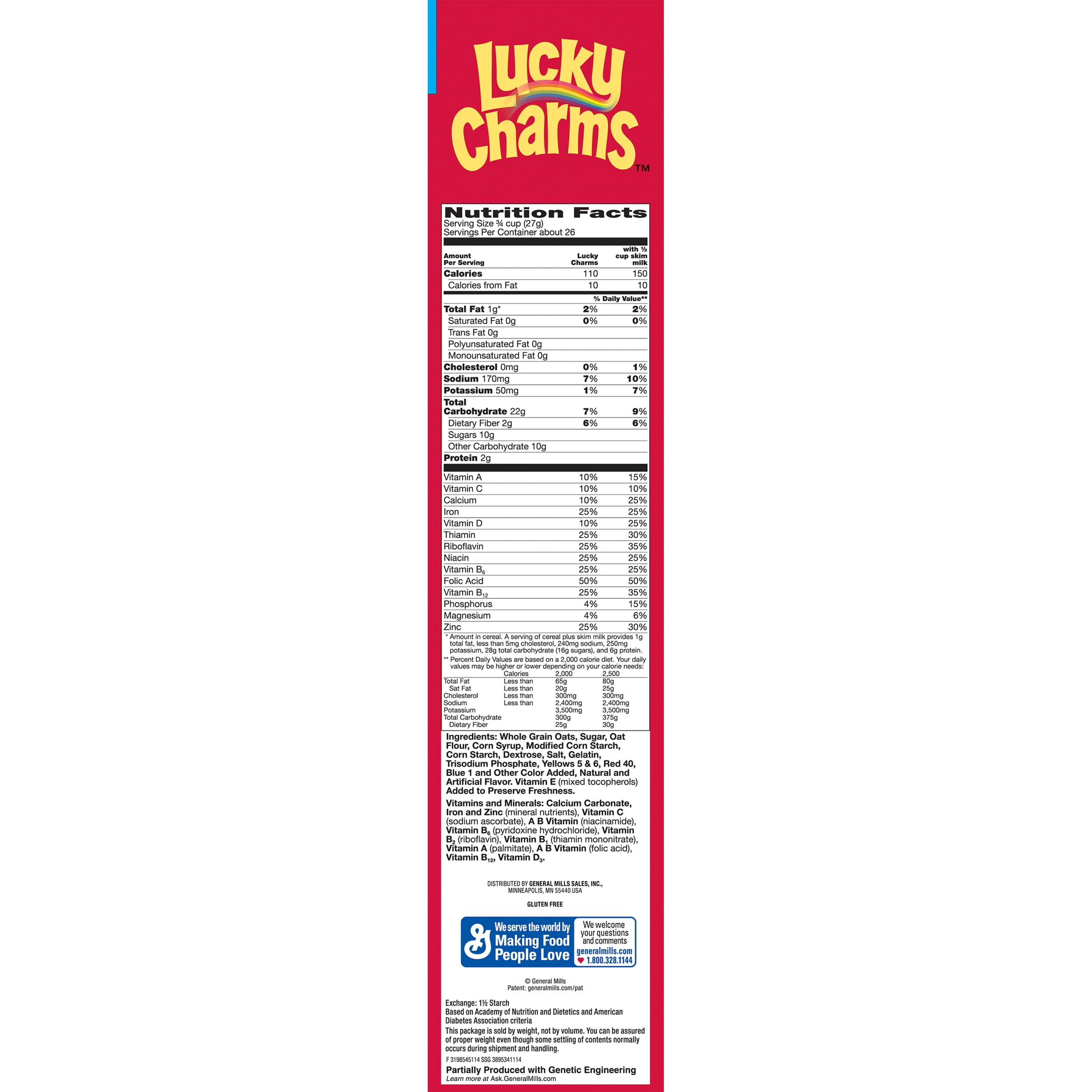 Lucky Charms Cereal Nutritional Value | Besto Blog